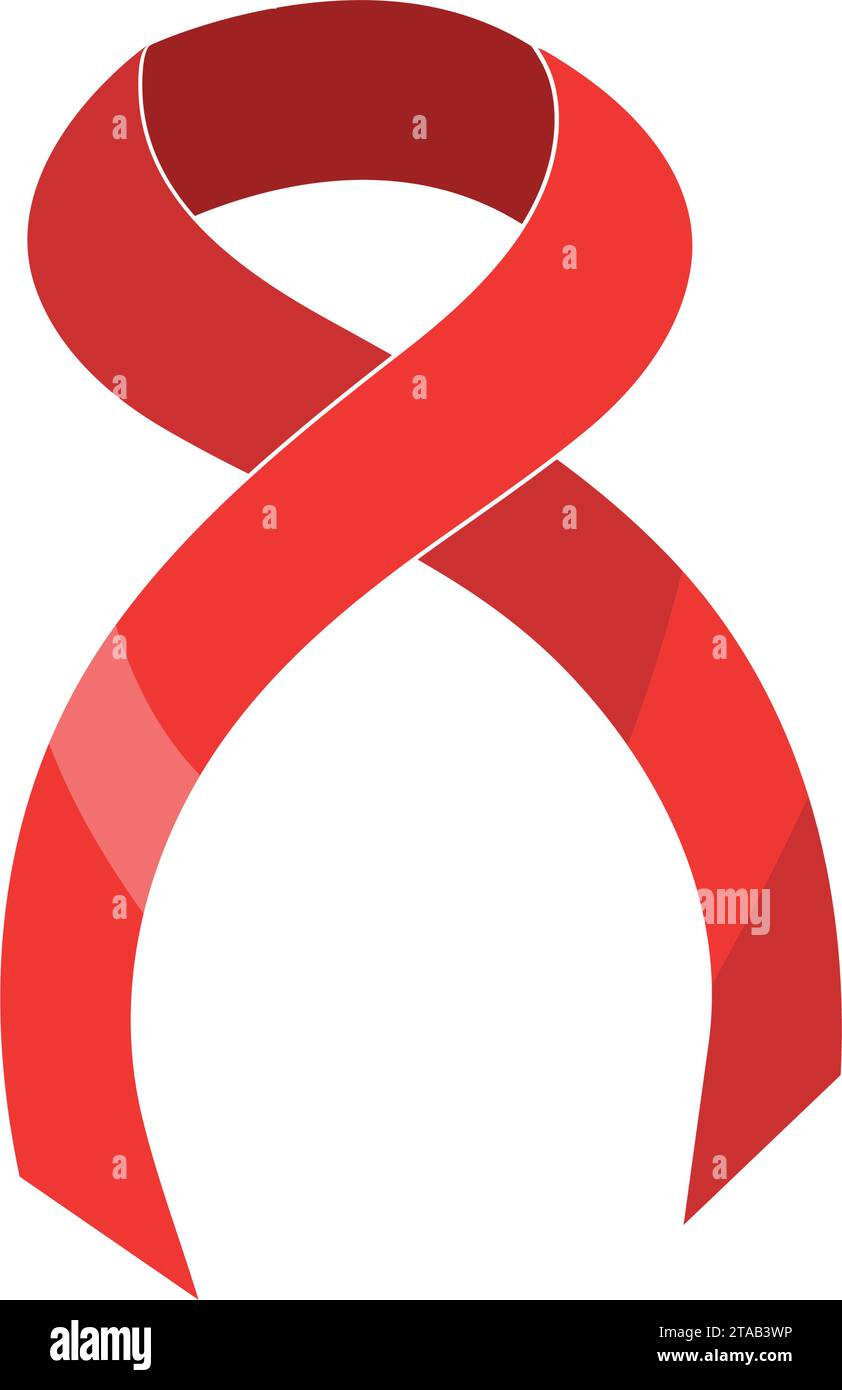Crimson ribbon Stock Vector Images - Alamy