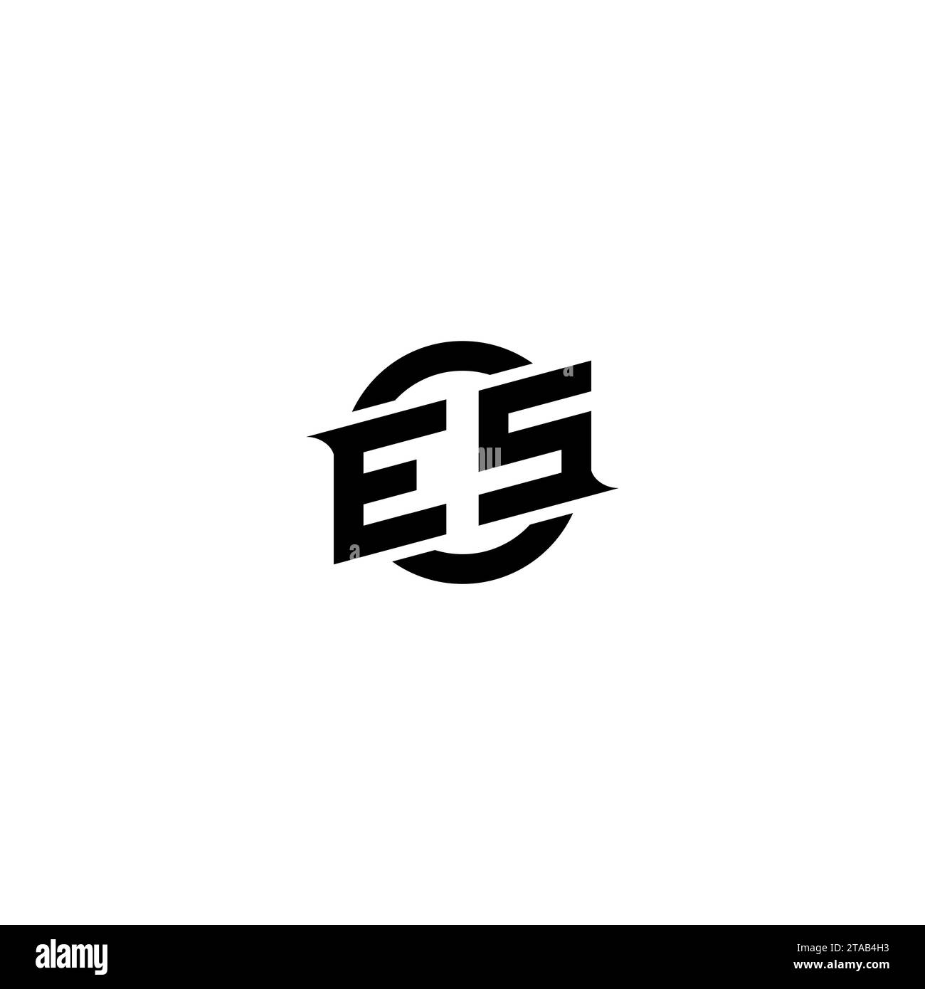 ES initial game logo, banner design for your e-sports or streaming team ...