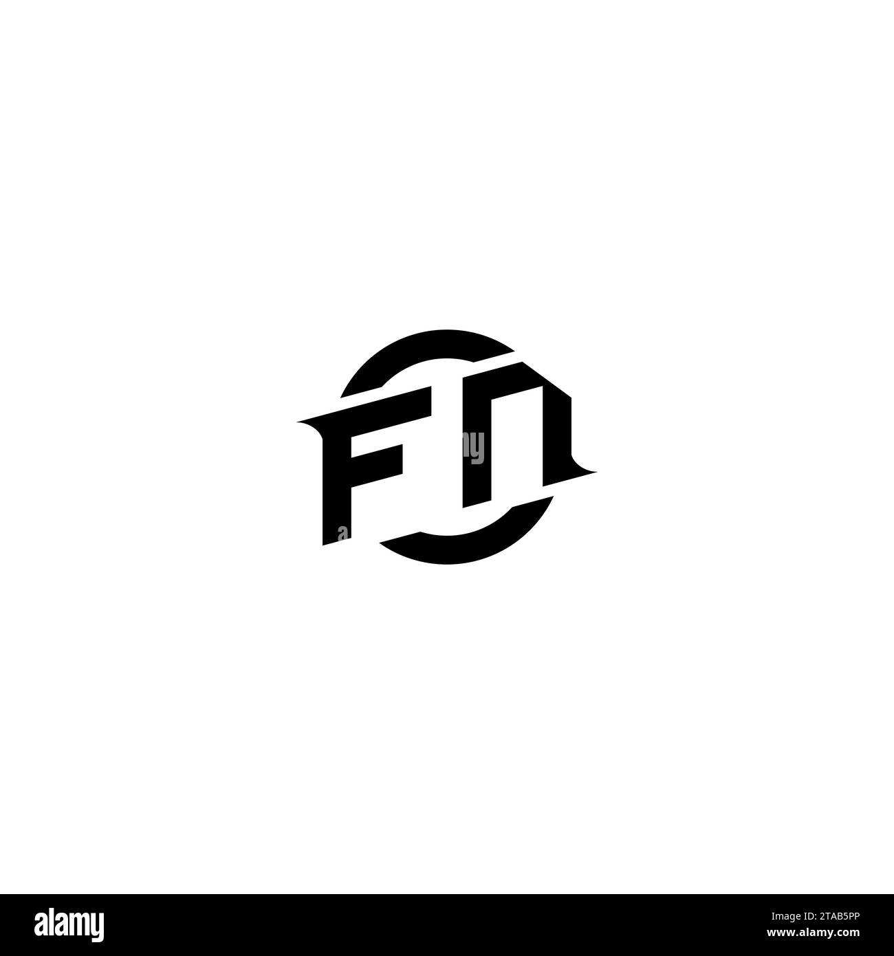 FN initial game logo, banner design for your e-sports or streaming team ...