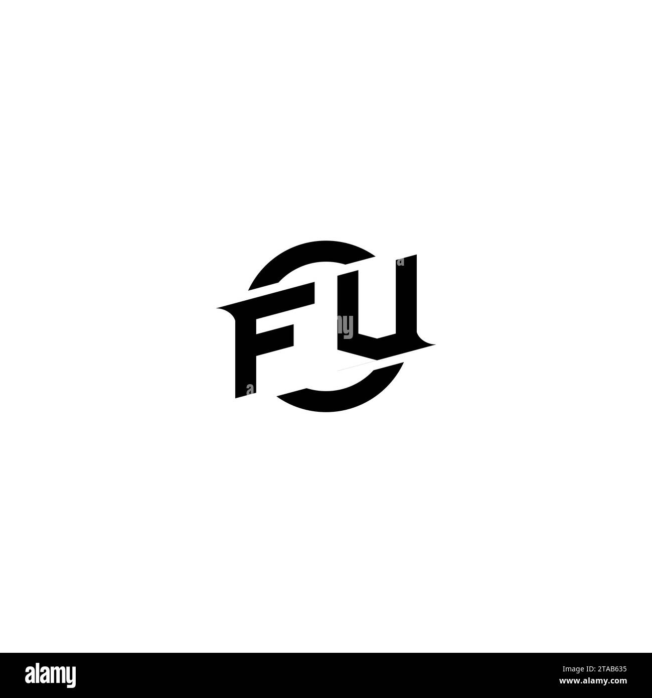 FV initial game logo, banner design for your e-sports or streaming team ...