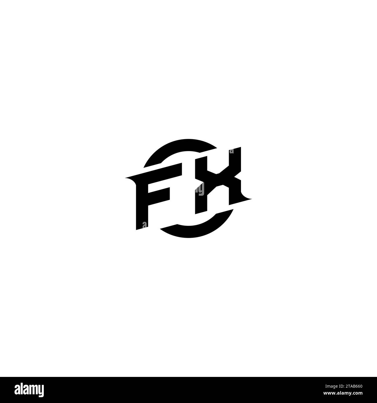 FX initial game logo, banner design for your e-sports or streaming team ...