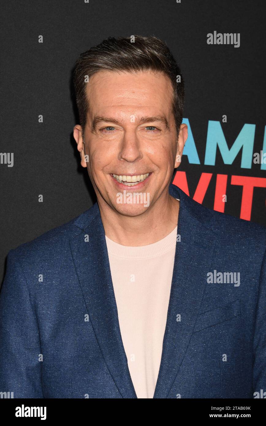 Los Angeles, Ca. 29th Nov, 2023. Ed Helms at the LA premiere of Netflix ...