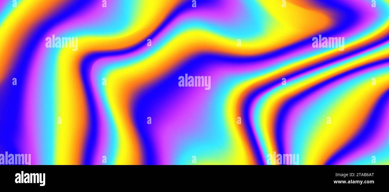 Psychedelic iridescent background. Bright neon holographic wallpaper ...