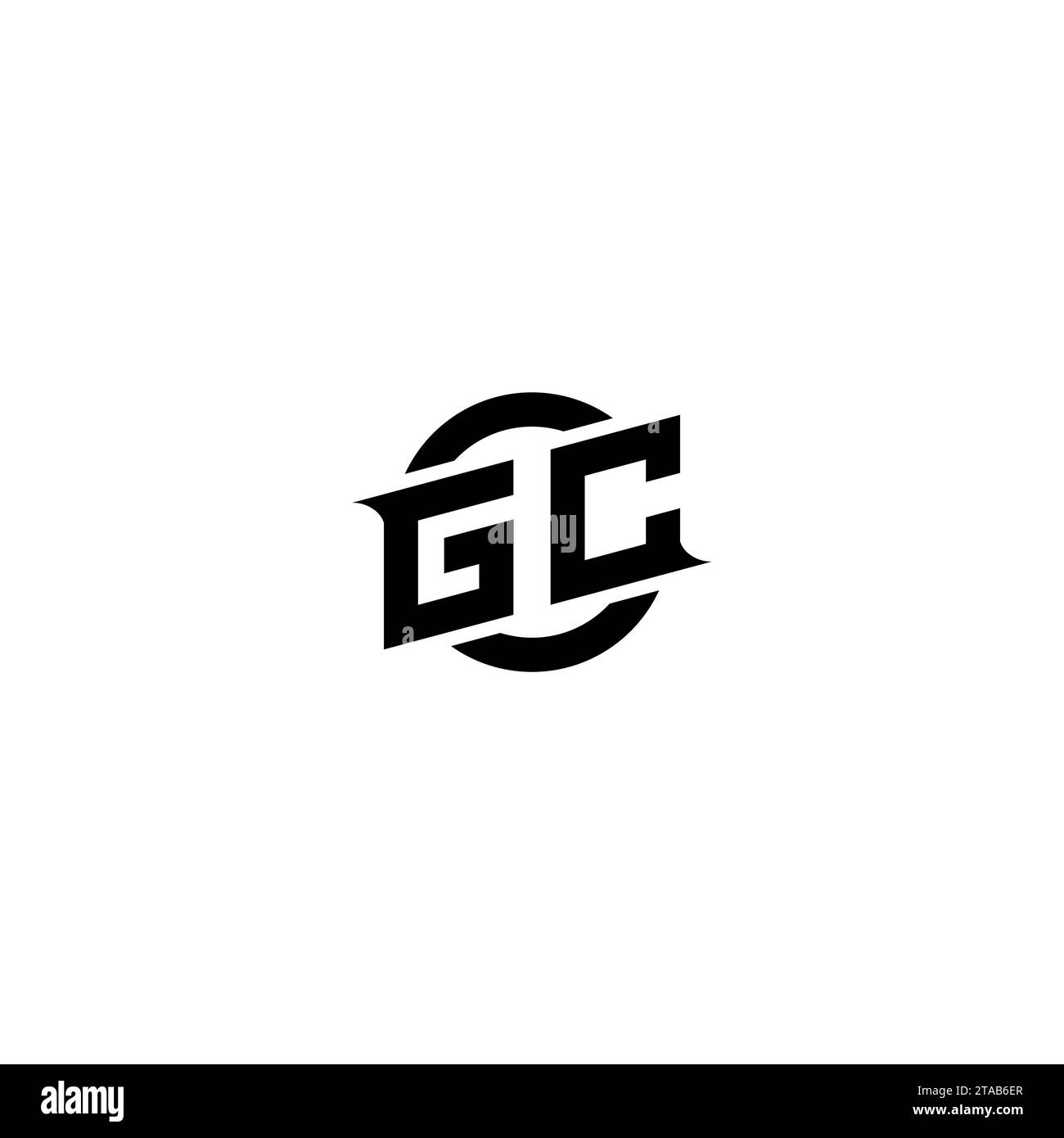 GC initial game logo, banner design for your e-sports or streaming team ...