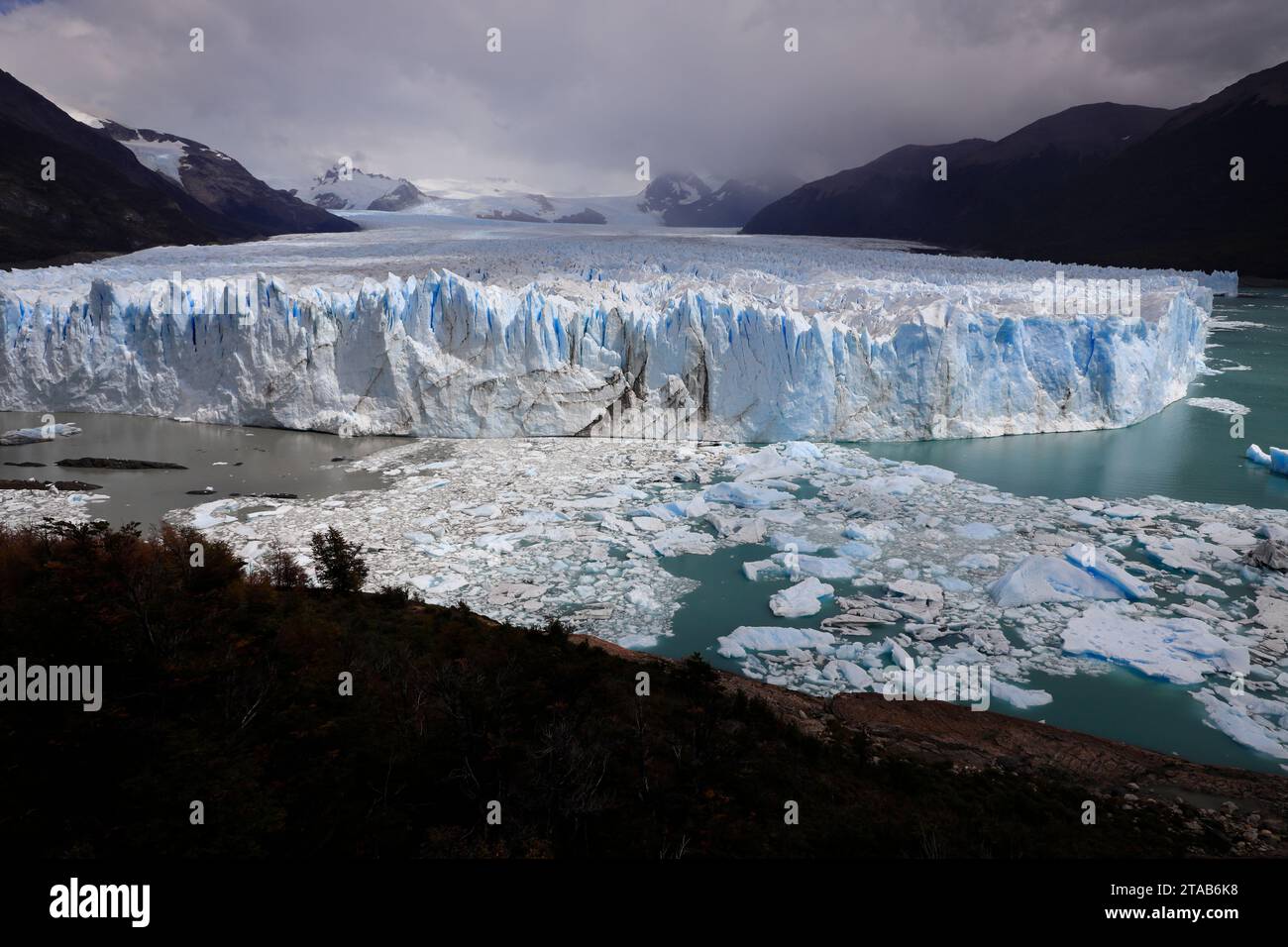 Perito Moreno Glacier in Los Glaciares National Park near El Calafate ...