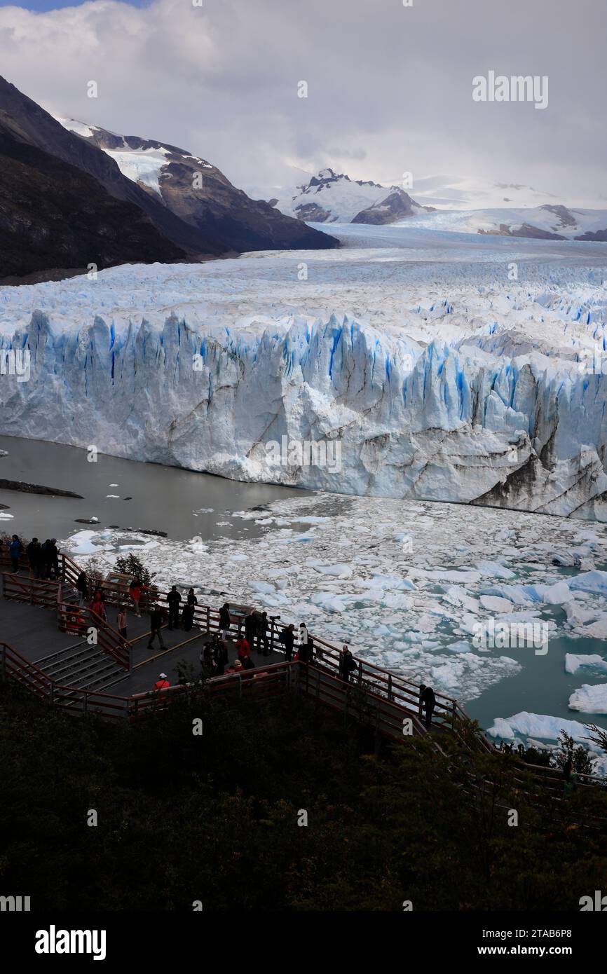 Perito Moreno Glacier in Los Glaciares National Park near El Calafate ...