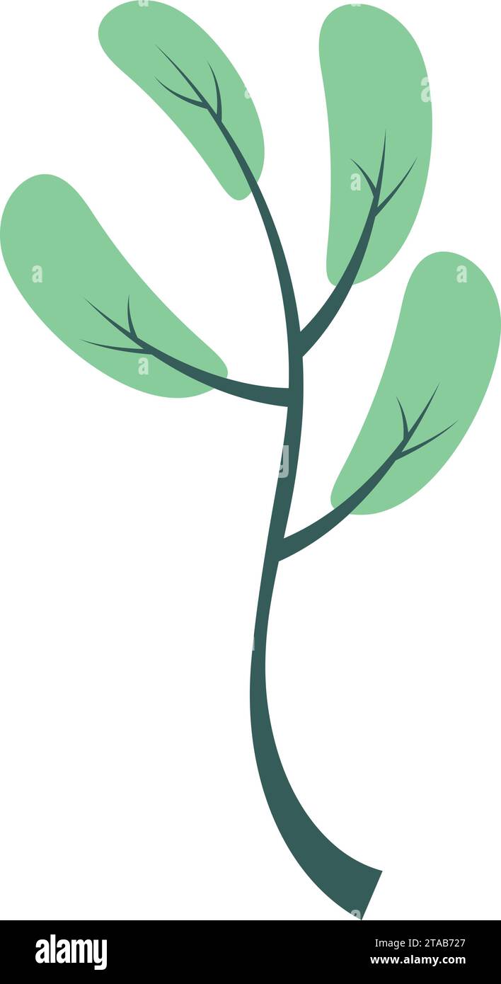 plant branch illustration Stock Vector Image & Art - Alamy