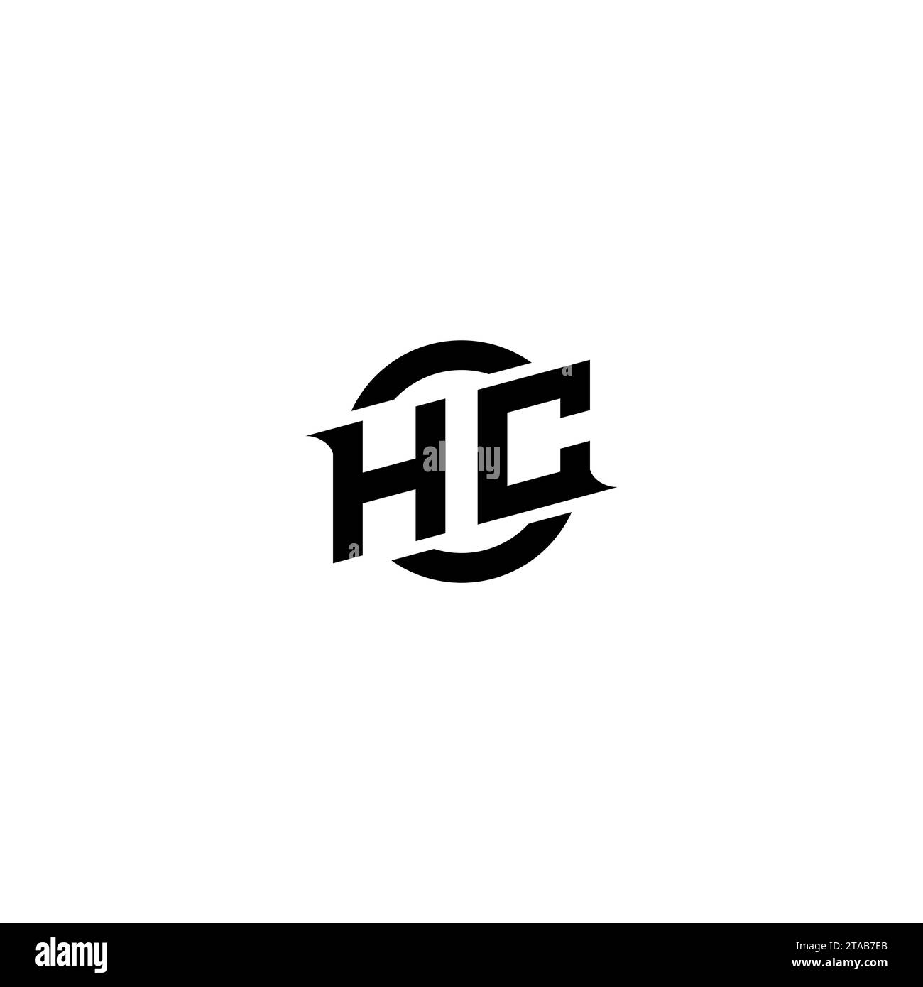 HC initial game logo, banner design for your e-sports or streaming team ...
