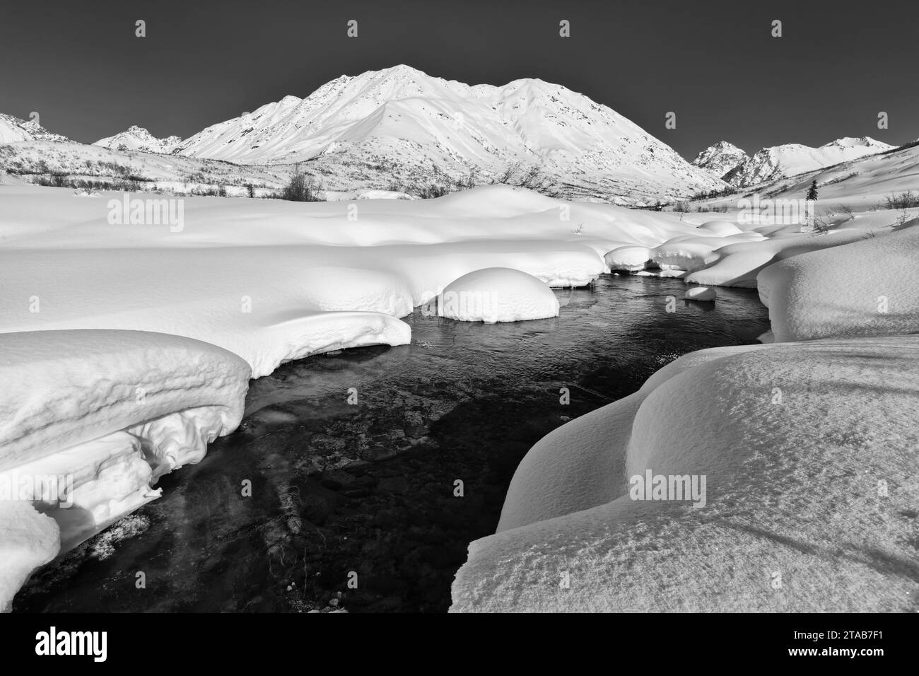 Cold river stream snow in hi-res stock photography and images - Alamy