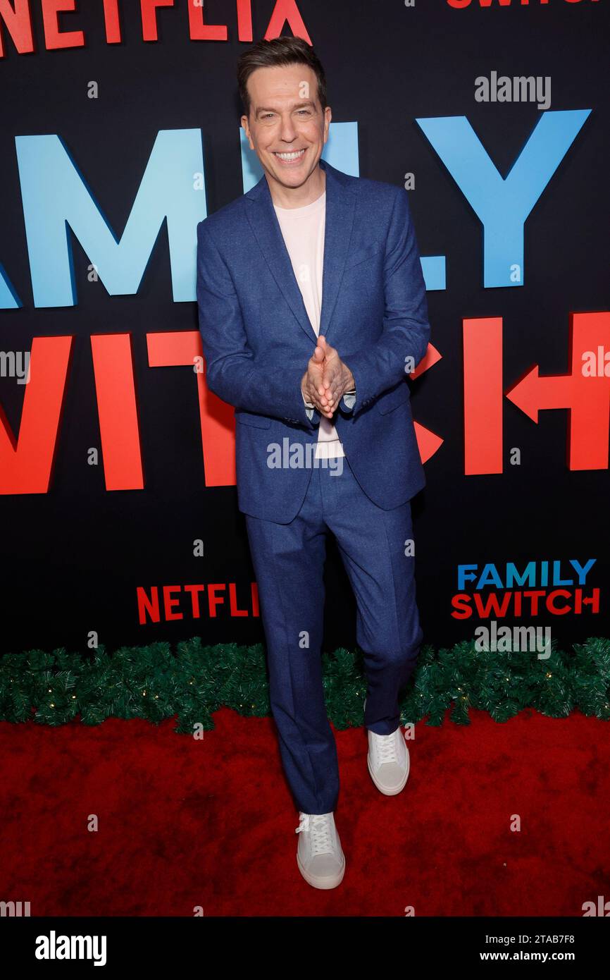 Los Angeles, Ca. 29th Nov, 2023. Ed Helms at the Netflix LA premiere of ...