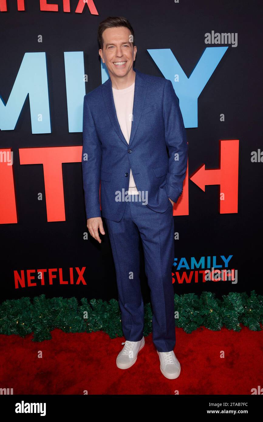 Los Angeles, Ca. 29th Nov, 2023. Ed Helms at the Netflix LA premiere of ...