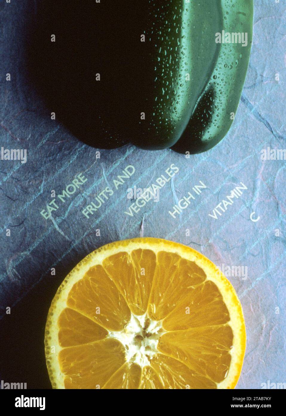 Vitamin C (1989 calendar march Stock Photo - Alamy