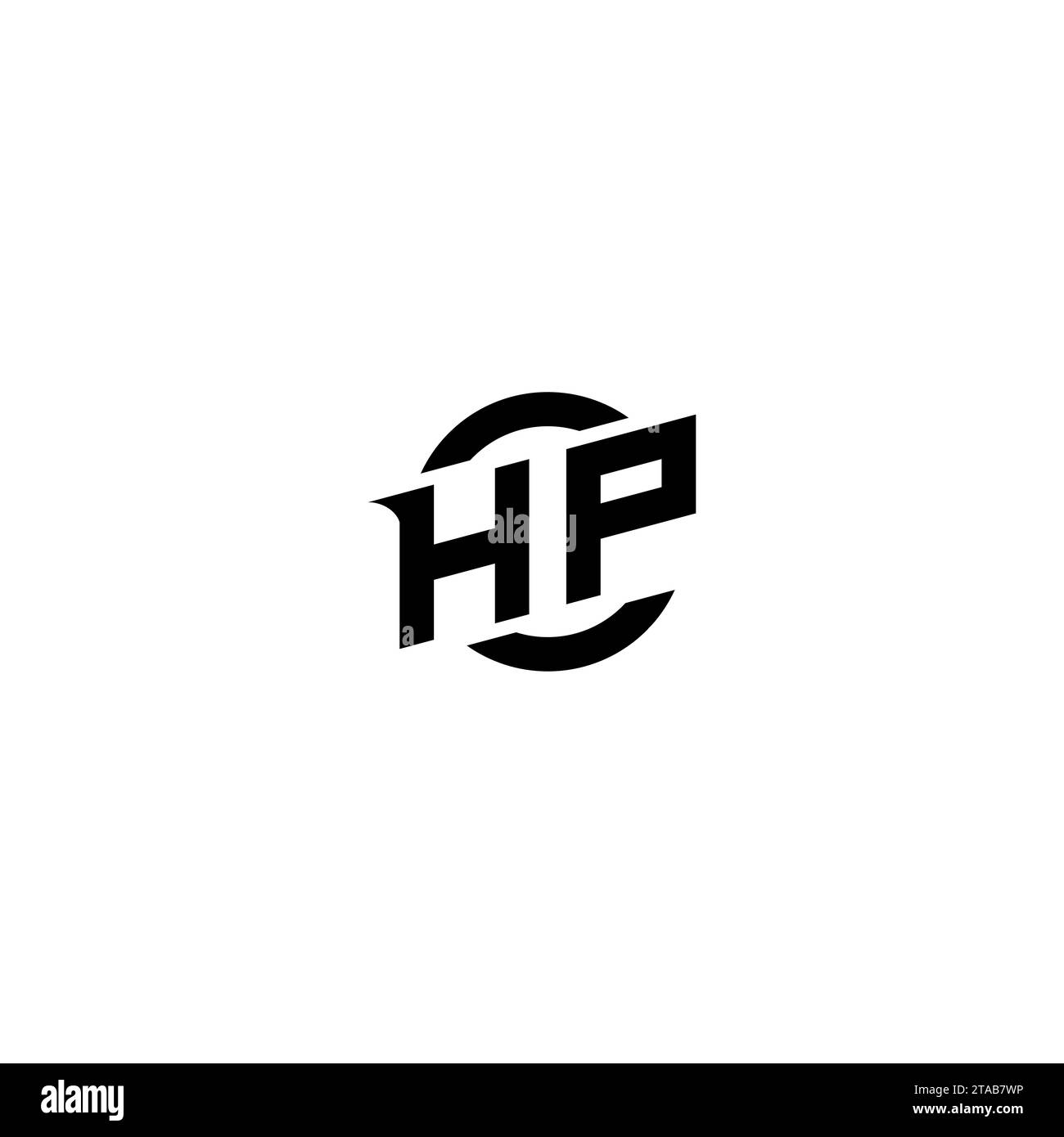 HP initial game logo, banner design for your e-sports or streaming team ...