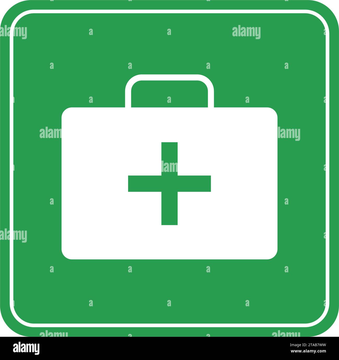 emergency signal of first aid kit Stock Vector Image & Art - Alamy