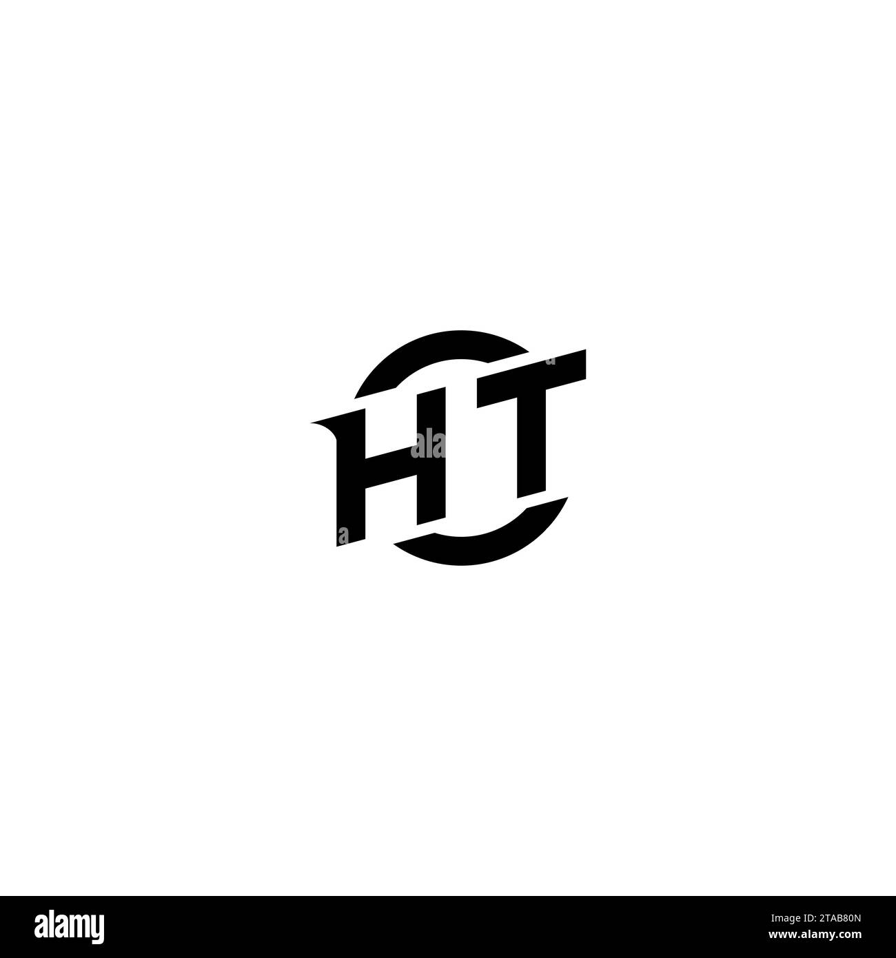 Letter ht logo Black and White Stock Photos & Images - Alamy