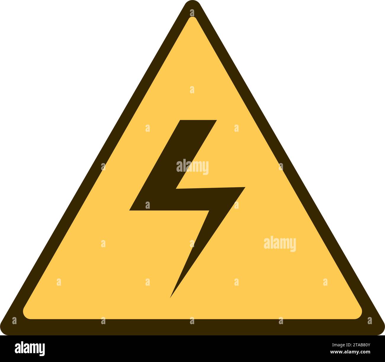 emergency signal of electrical risk Stock Vector Image & Art - Alamy