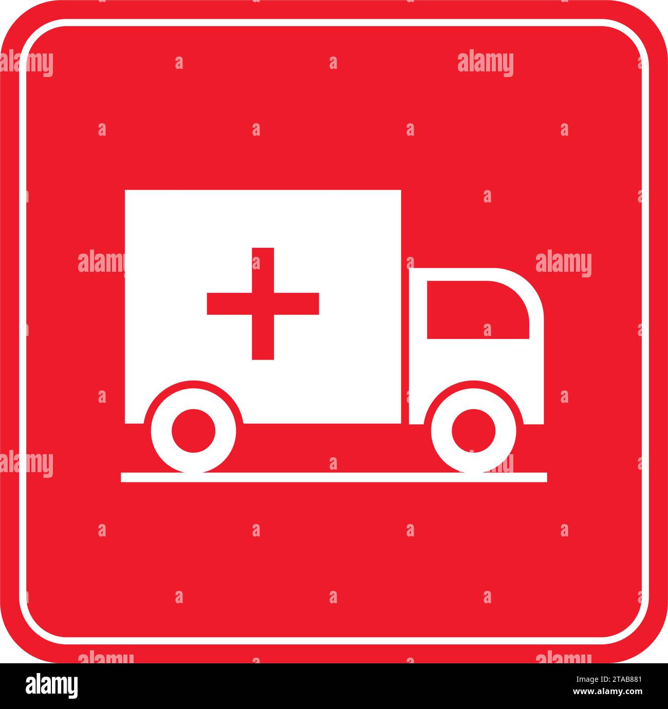 emergency signal of ambulance Stock Vector Image & Art - Alamy