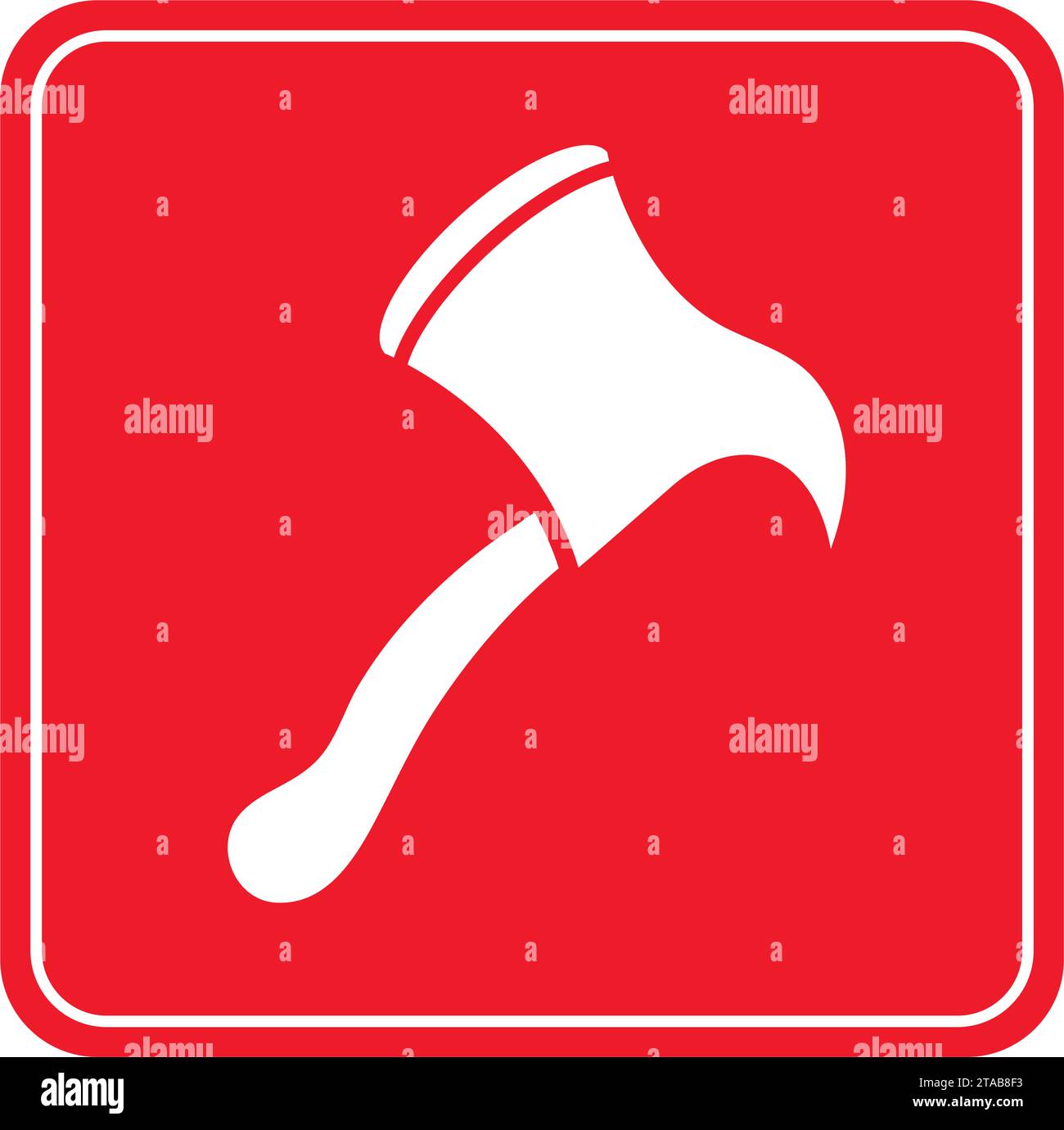 emergency signal of axe Stock Vector Image & Art - Alamy