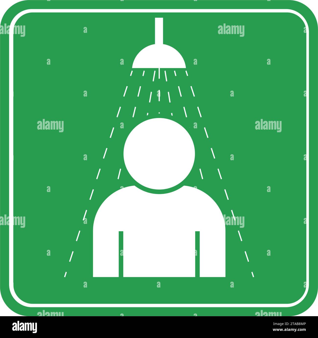 emergency signal of chemical shower Stock Vector Image & Art - Alamy