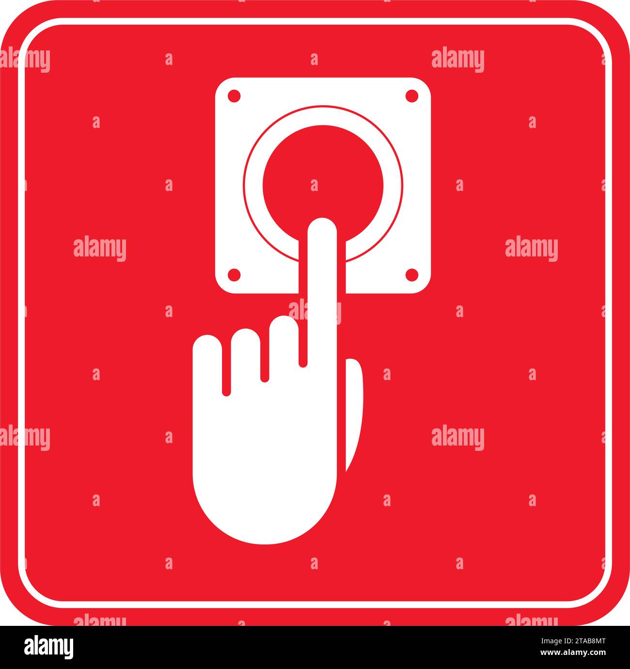 emergency signal of emergency call button Stock Vector Image & Art - Alamy