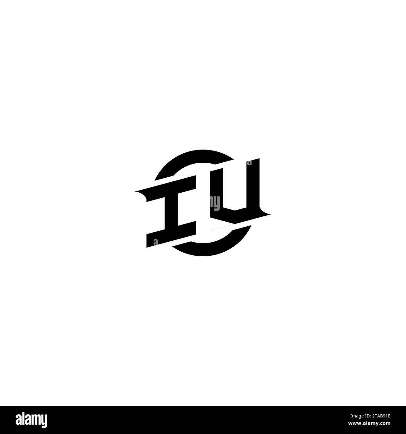 IV initial game logo, banner design for your e-sports or streaming team ...