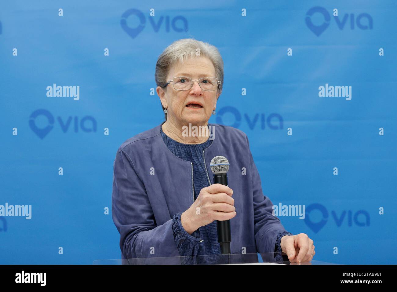 New York, USA, November 29, 2023 - New York City Mayor Eric Adams along ...