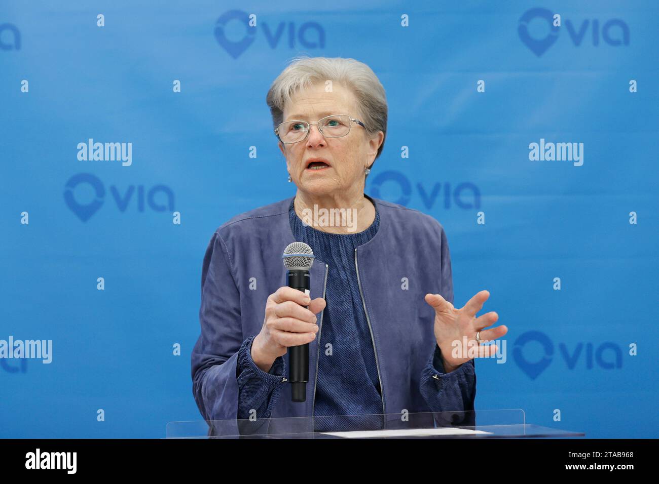 New York, USA, November 29, 2023 - New York City Mayor Eric Adams along ...