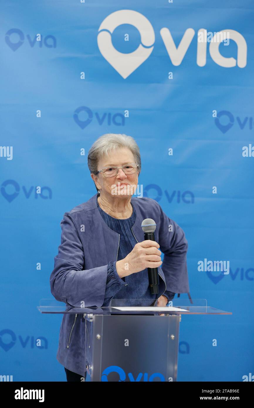 New York, USA, November 29, 2023 - New York City Mayor Eric Adams along ...