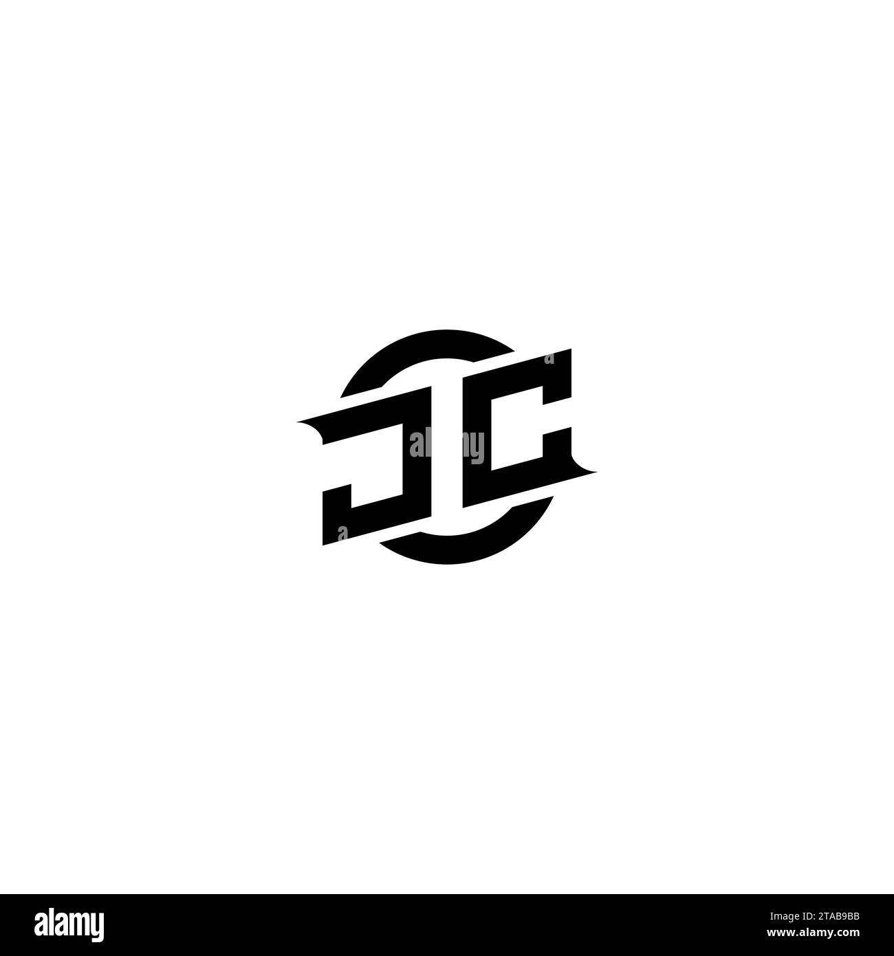 Jc minimal logo design Cut Out Stock Images & Pictures - Alamy