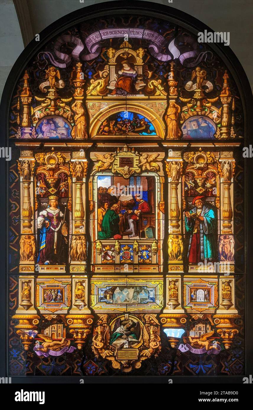 Vitrail renaissance hi-res stock photography and images - Alamy