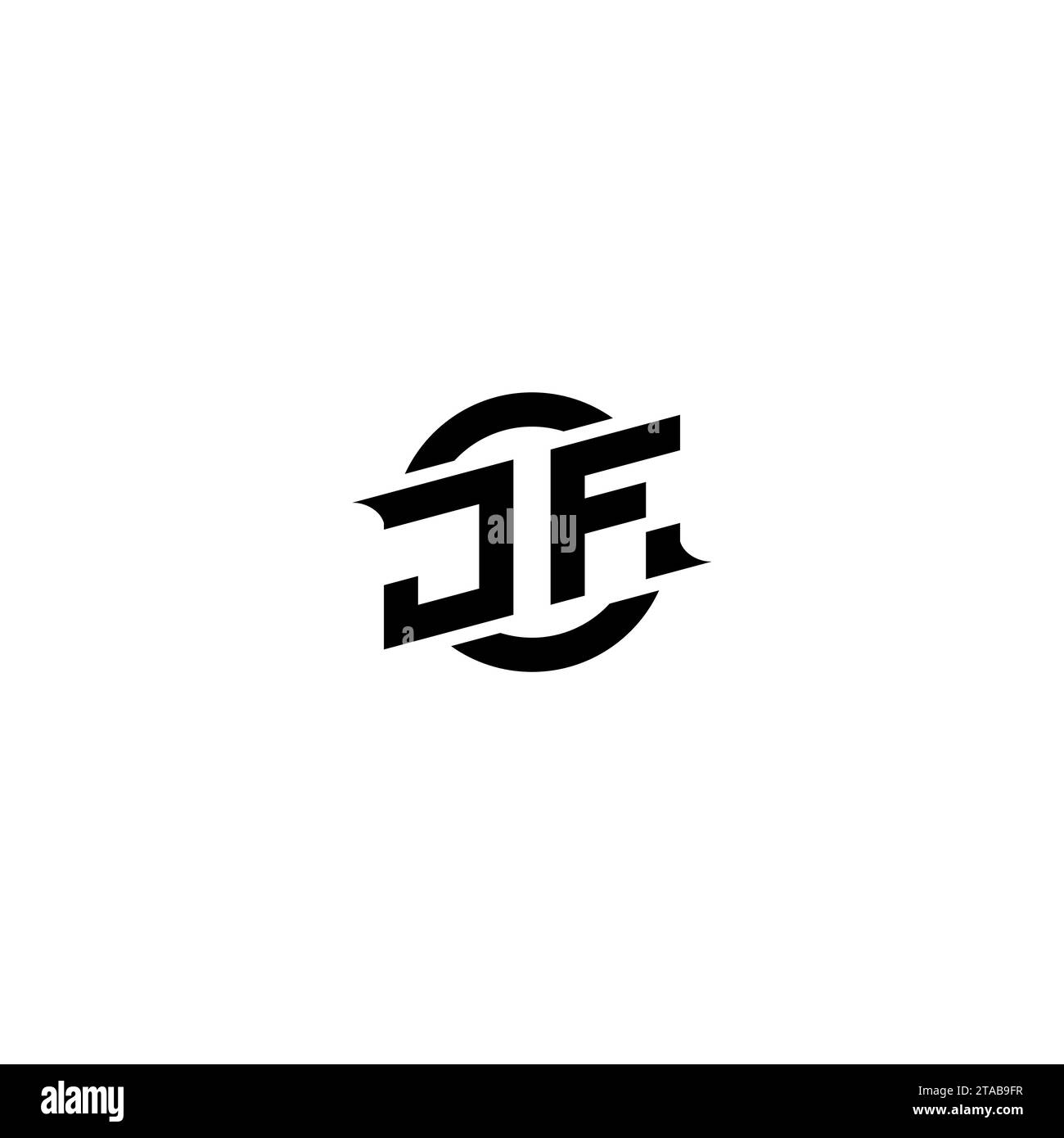 JF initial game logo, banner design for your e-sports or streaming team ...