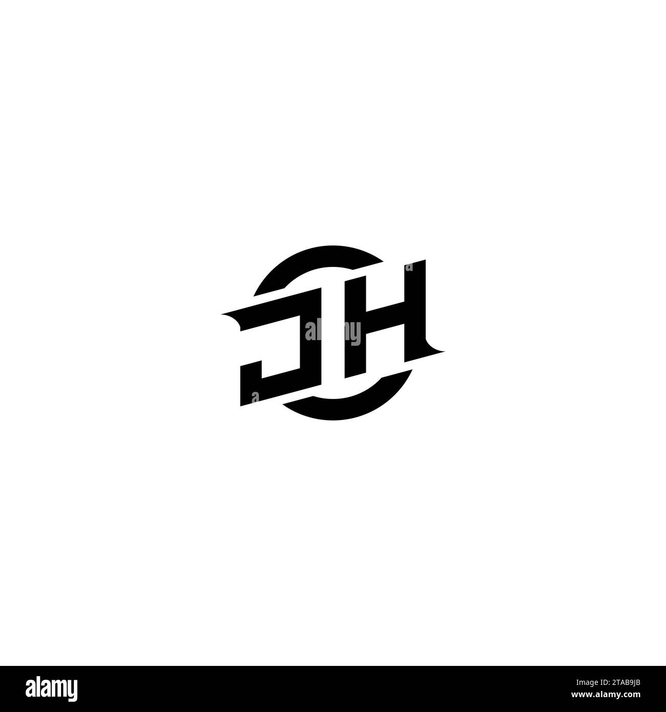 JH initial game logo, banner design for your e-sports or streaming team ...