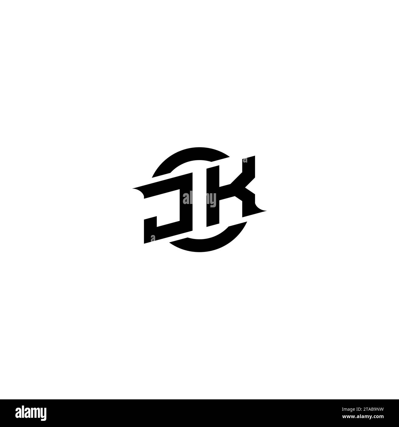 JK initial game logo, banner design for your e-sports or streaming team ...