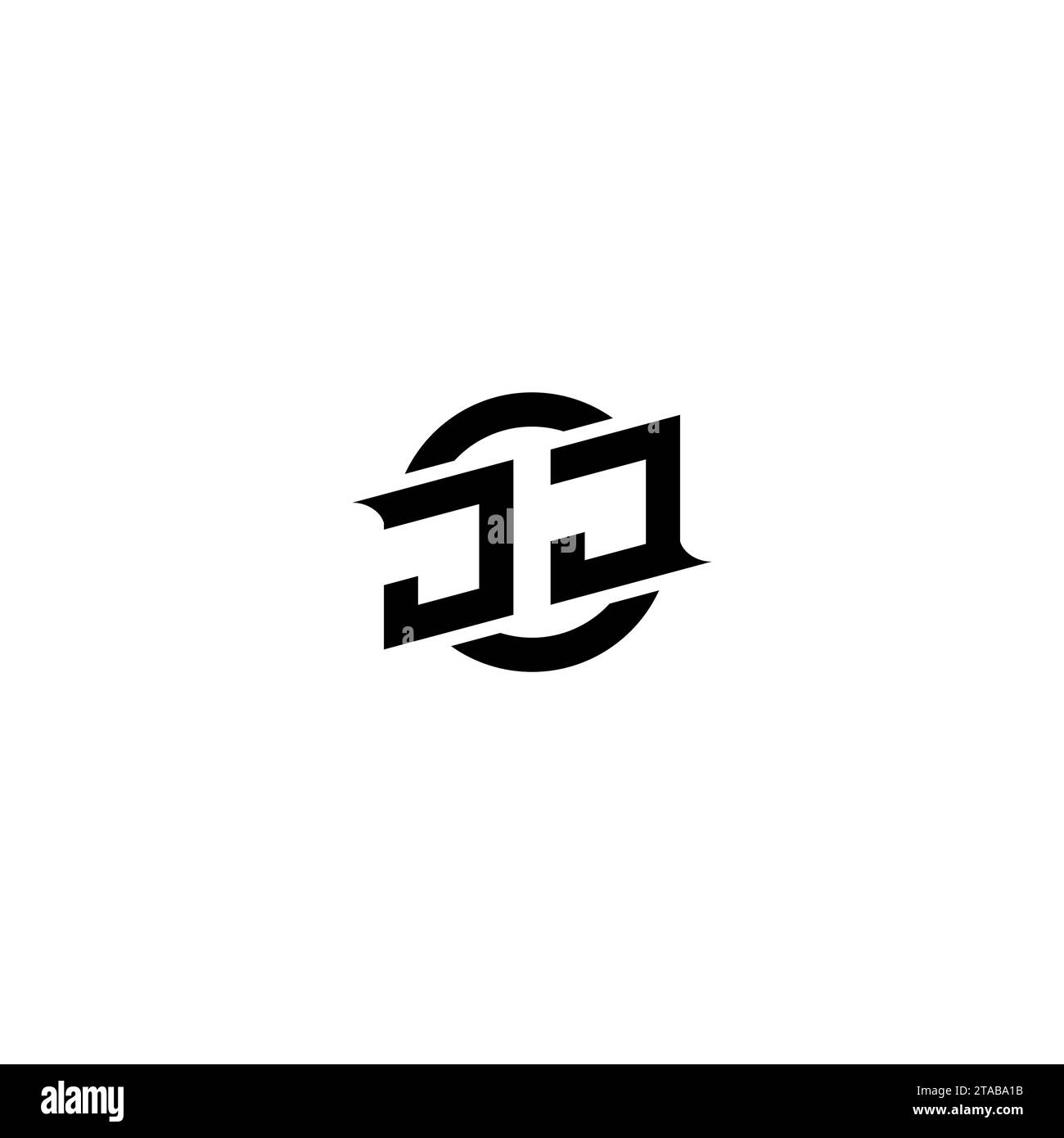 JJ initial game logo, banner design for your e-sports or streaming team ...