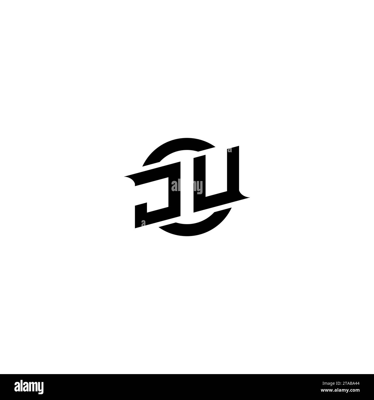 JU initial game logo, banner design for your e-sports or streaming team ...