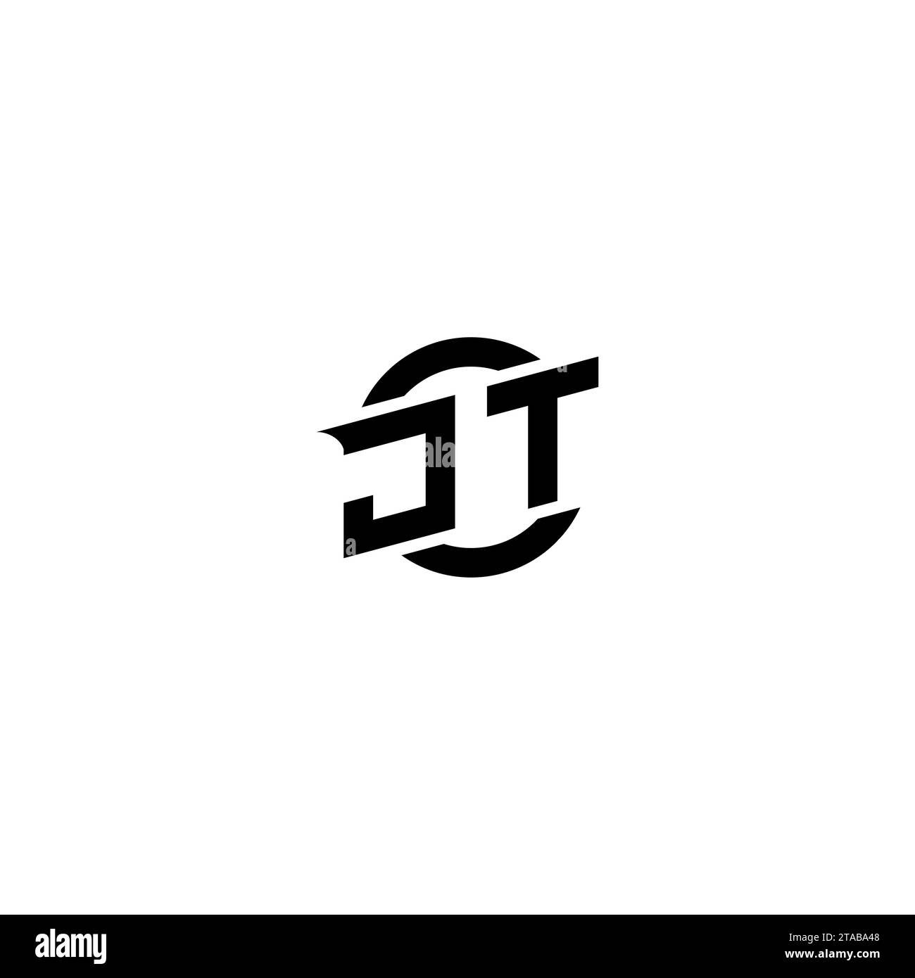 JT initial game logo, banner design for your e-sports or streaming team ...