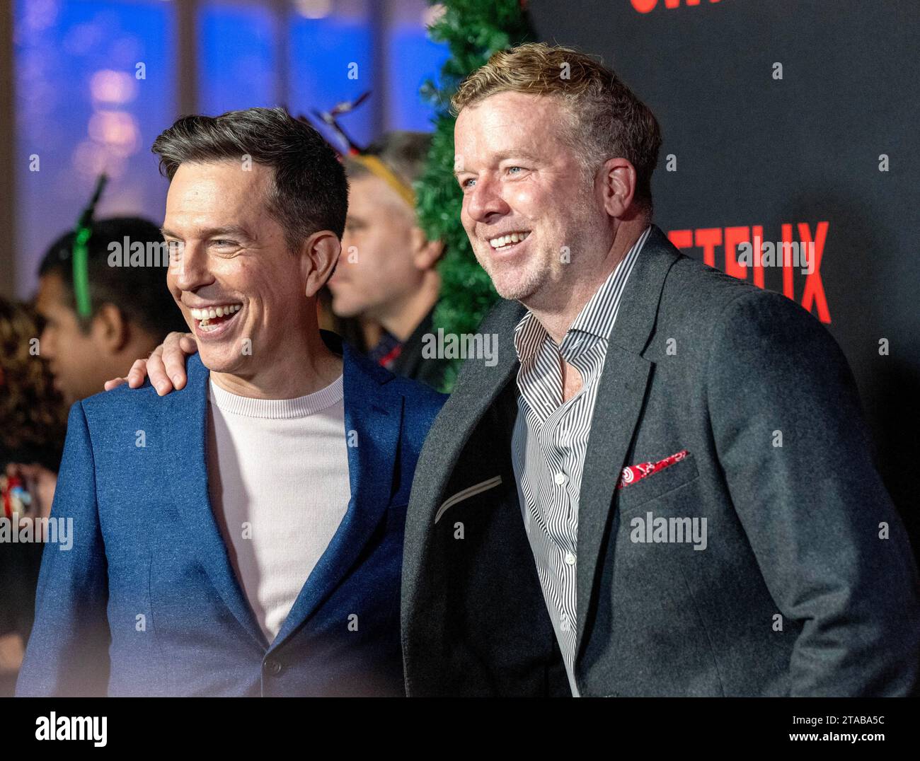 Los Angeles, United States. 29th Nov, 2023. Cast member Ed Helms and ...