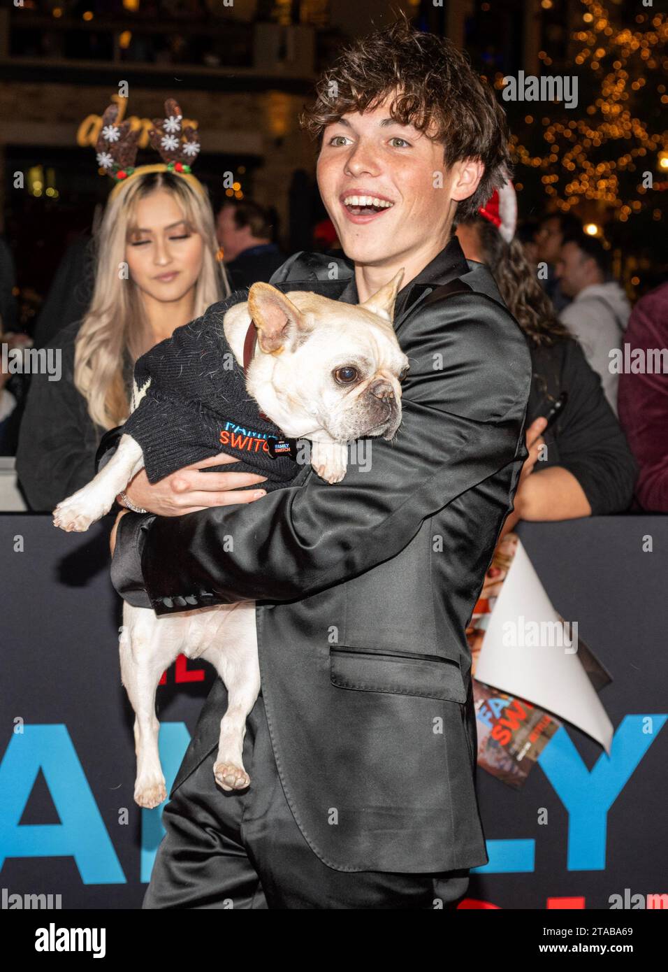 Los Angeles, United States. 29th Nov, 2023. Cast member Brady Noon ...