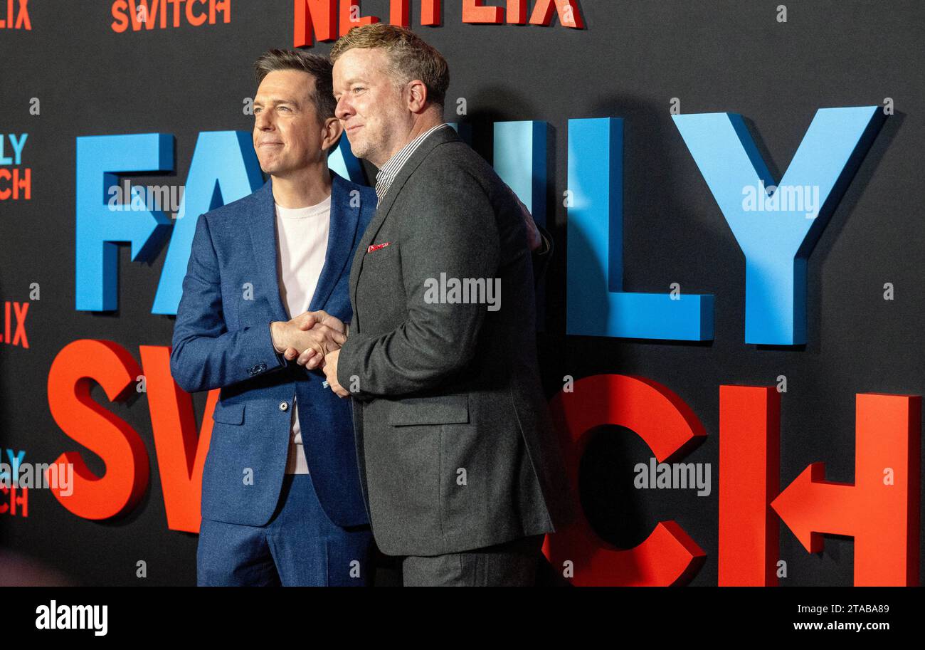 Los Angeles, United States. 29th Nov, 2023. Cast member Ed Helms and ...