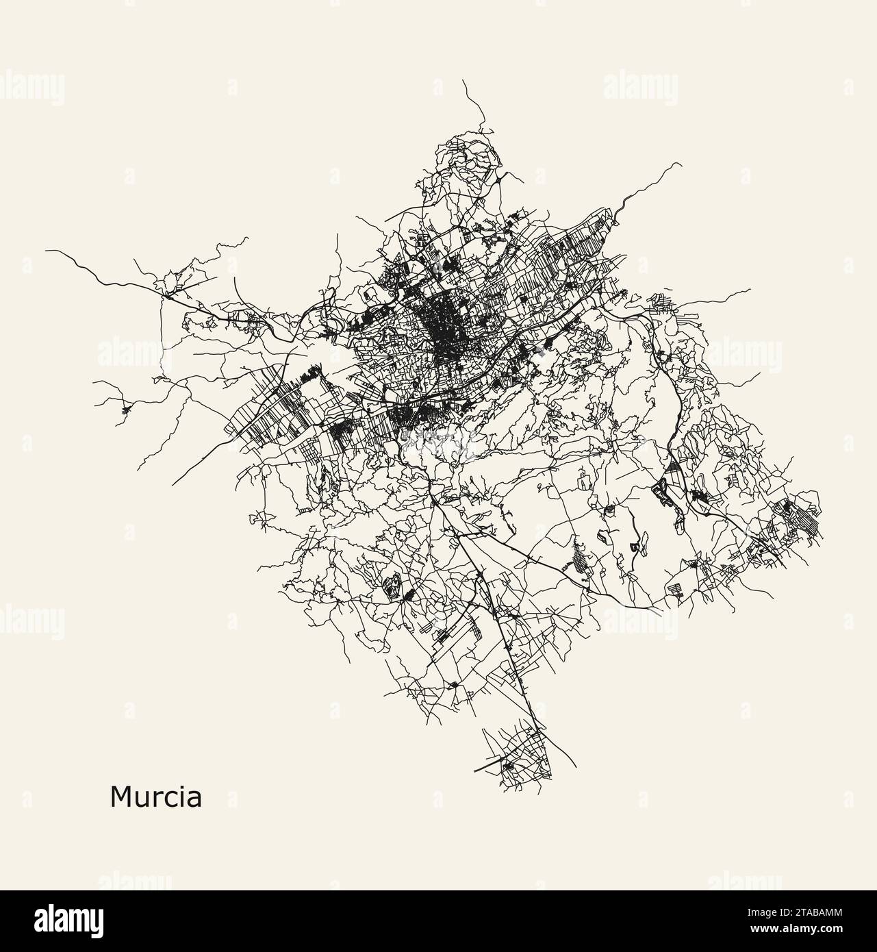 Murcia map hi-res stock photography and images - Alamy