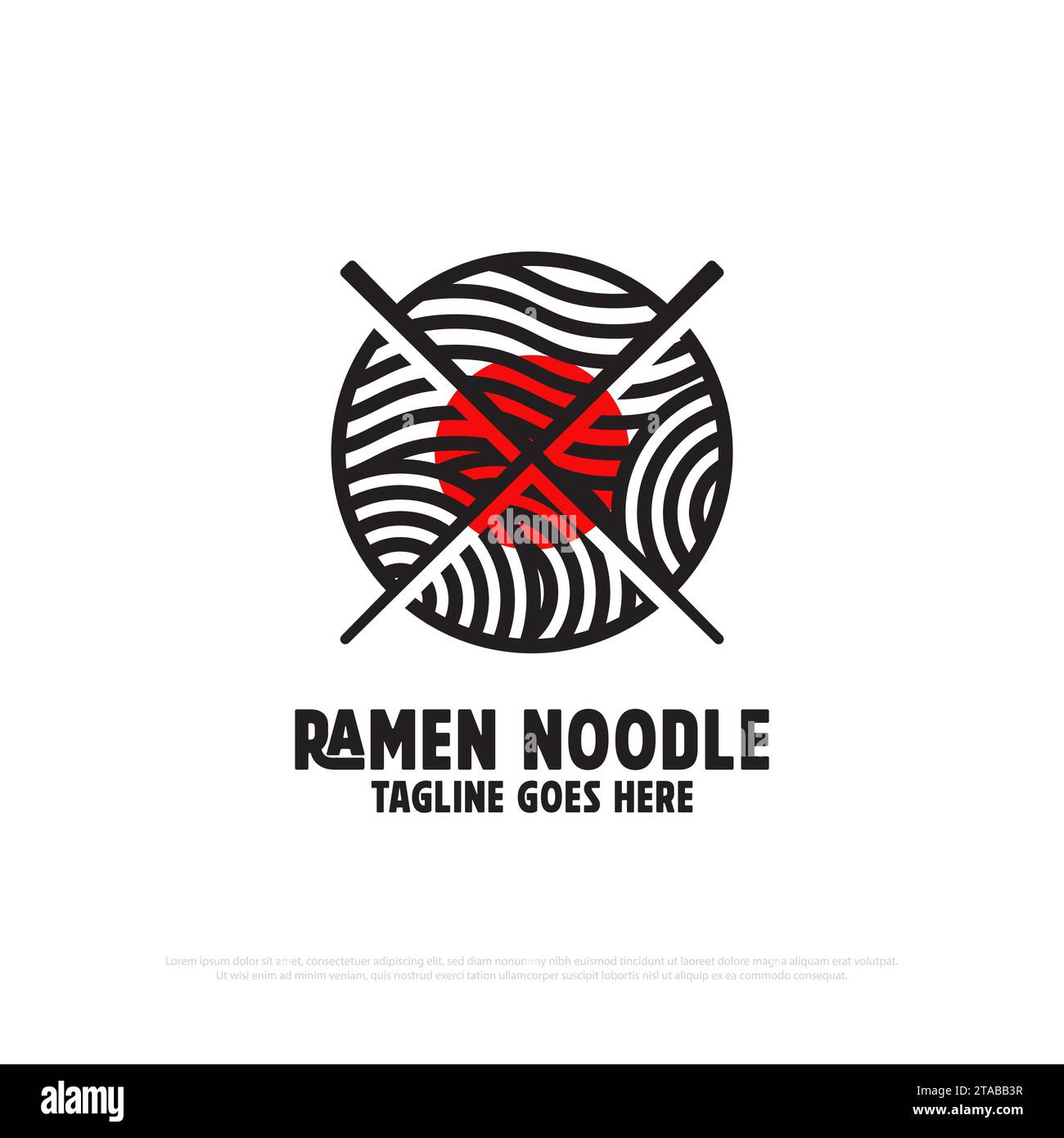 modern Ramen noodle logo design vector,food and beverages logo icon ...
