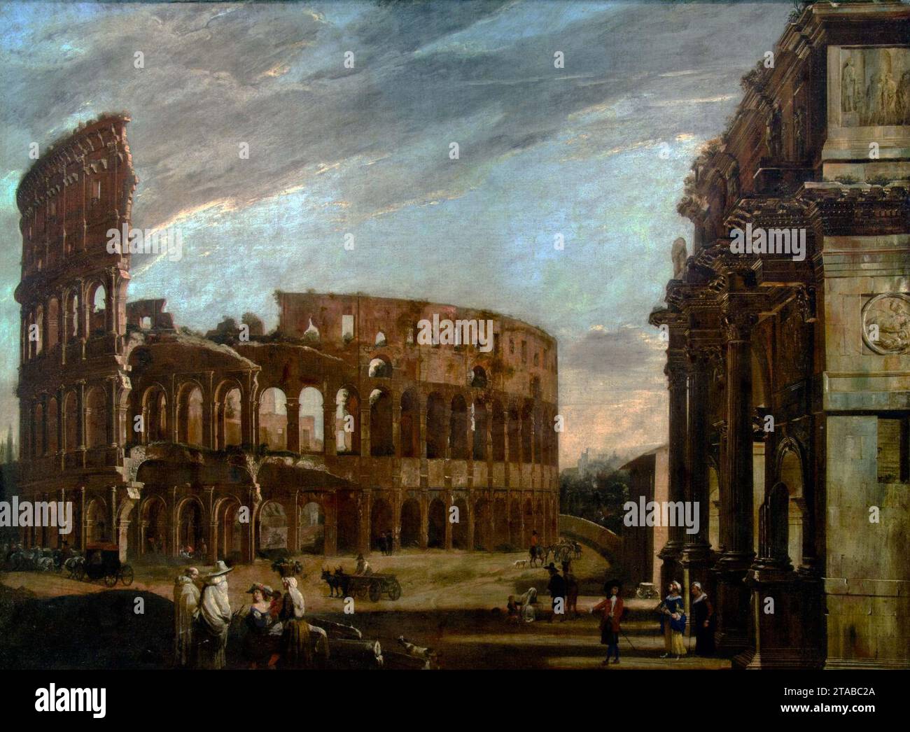 Viviano Codazzi and Michelangelo Cerquozzi - Colosseum and Arch of ...