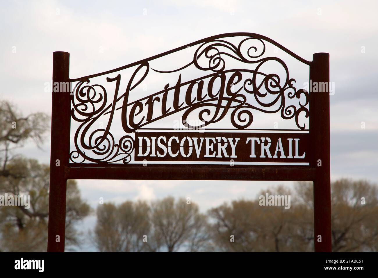 Heritage Discovery Trail gateway, Las Cienegas National Conservation ...