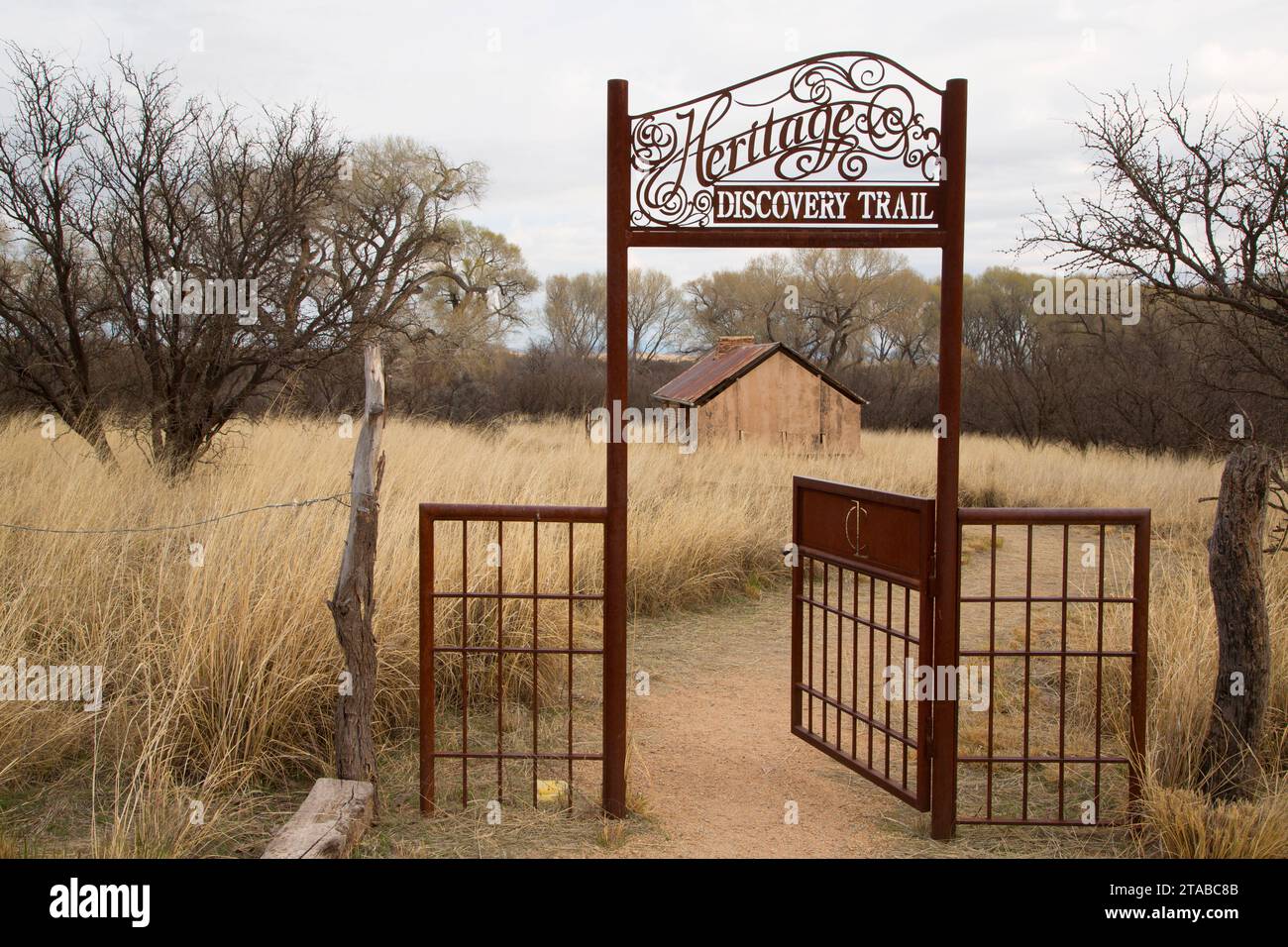 Heritage Discovery Trail gateway, Las Cienegas National Conservation ...