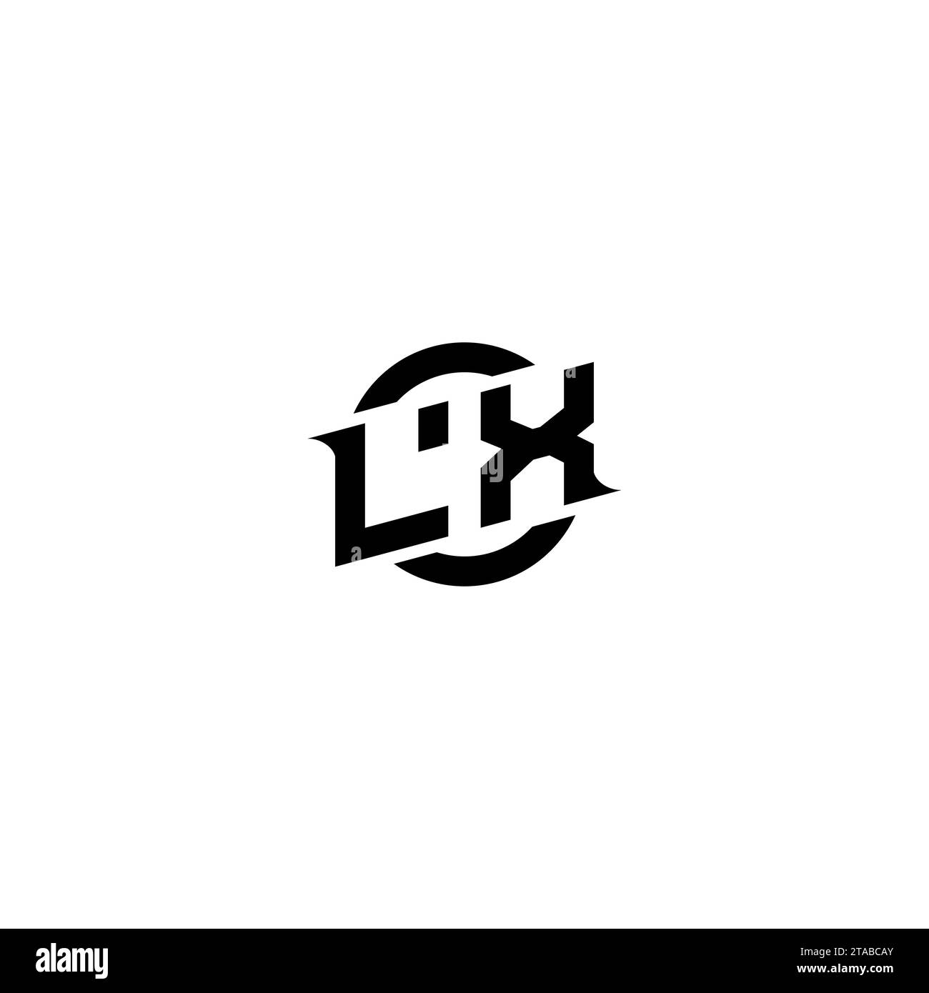 LX initial game logo, banner design for your e-sports or streaming team ...