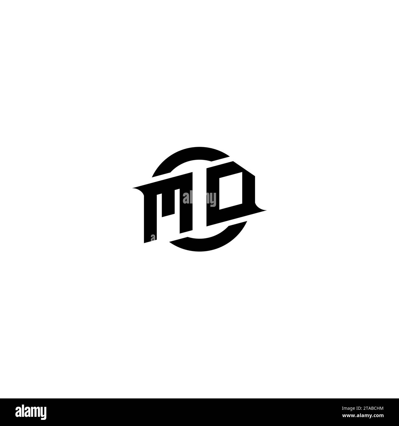 MD initial game logo, banner design for your e-sports or streaming team ...