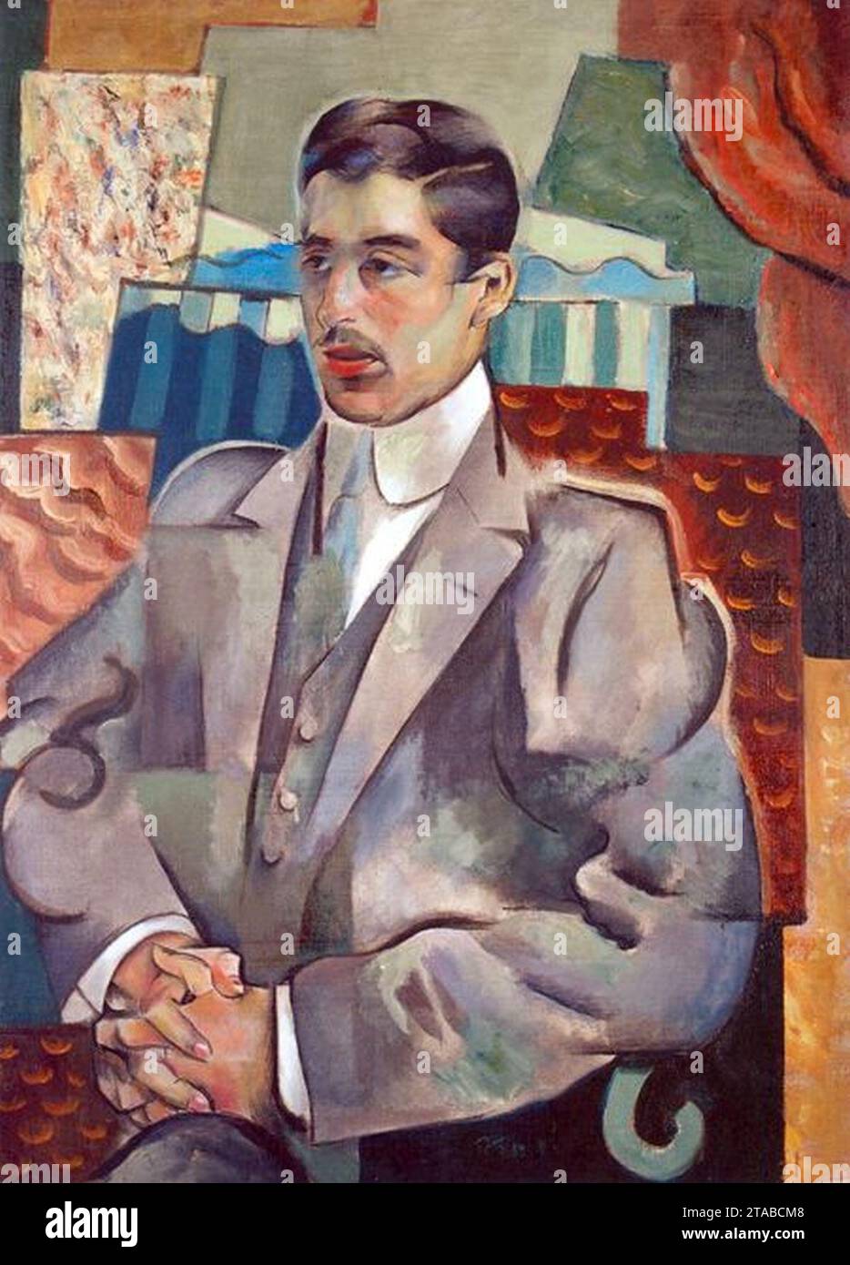 Vladimir Baranov-Rossine - Portrait of an Ambassador Stock Photo - Alamy