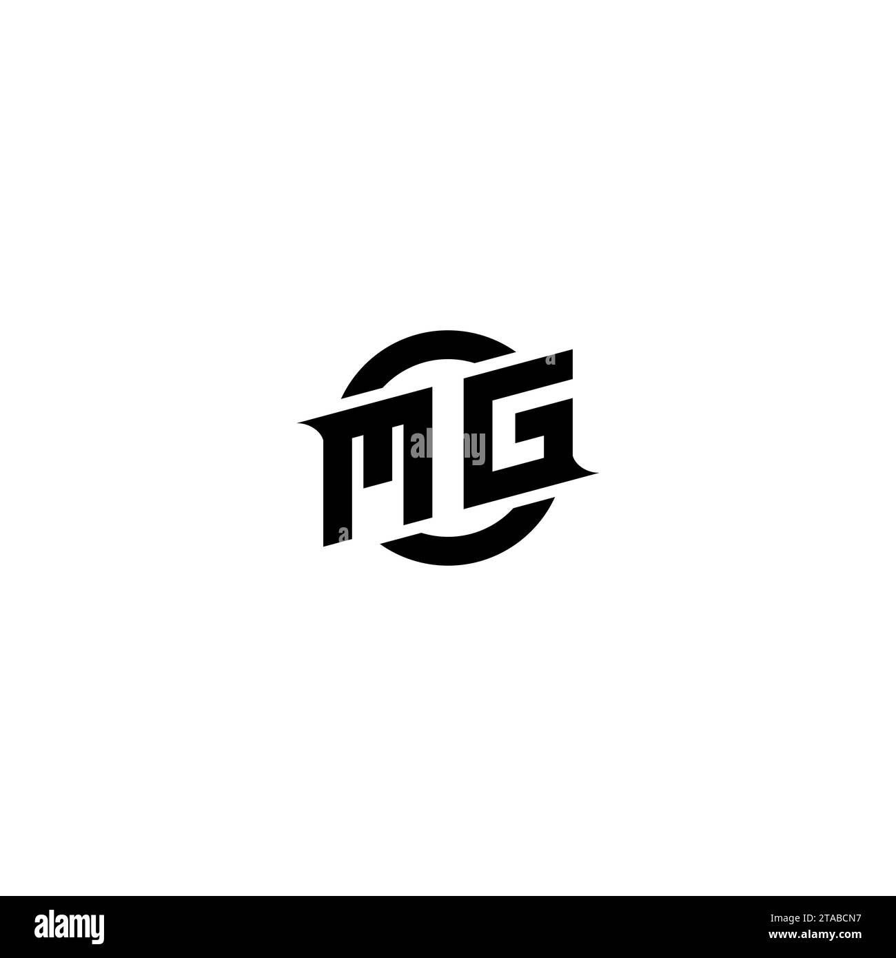 MG initial game logo, banner design for your e-sports or streaming team ...
