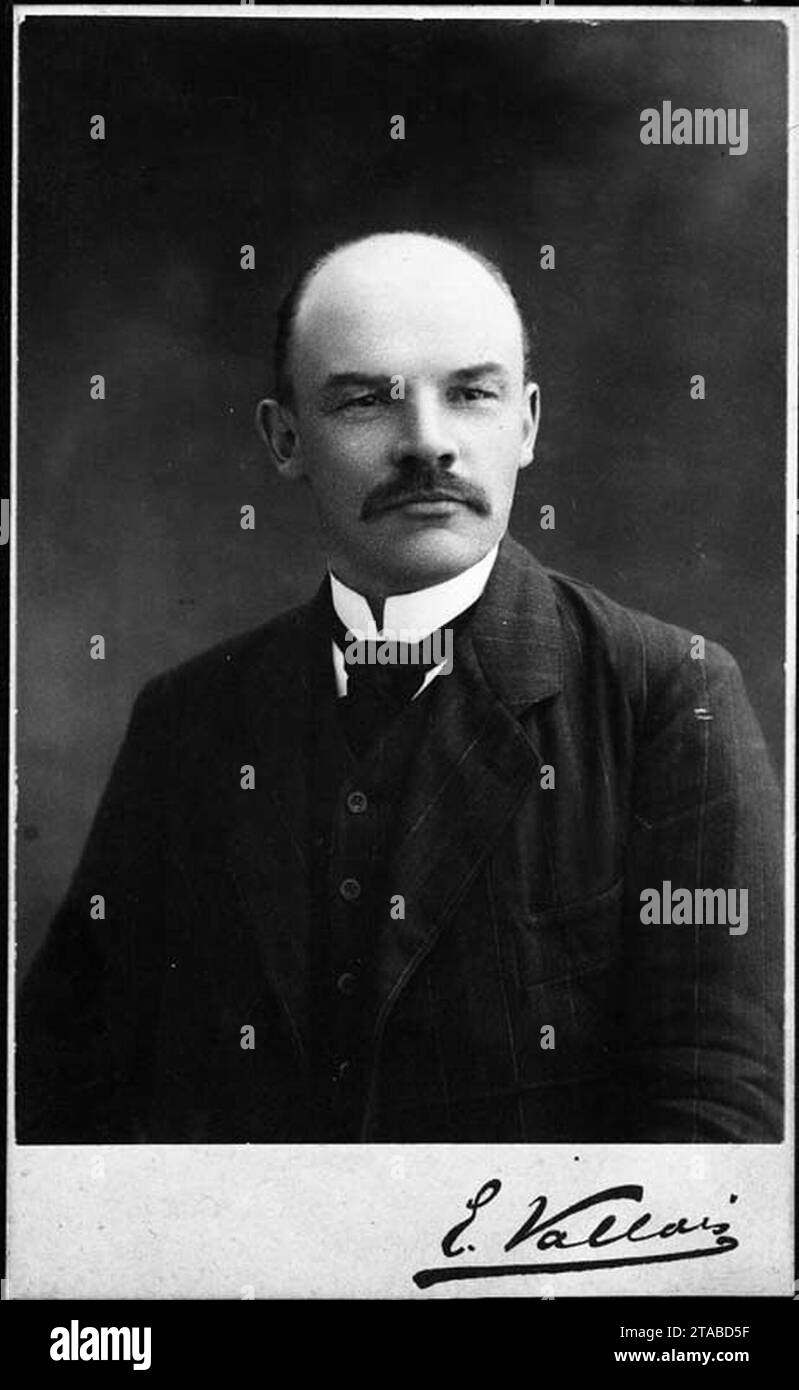 Vladimir Ilyich Ulyanov-Lenin Stock Photo - Alamy