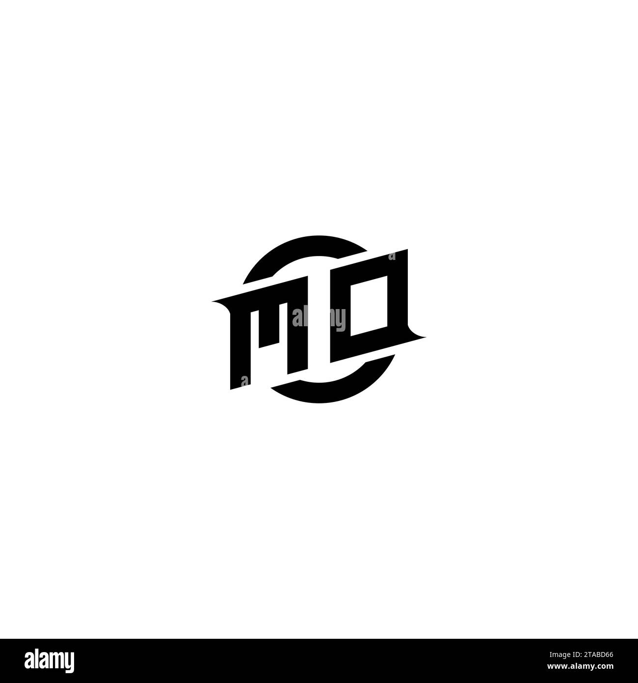 MO initial game logo, banner design for your e-sports or streaming team ...